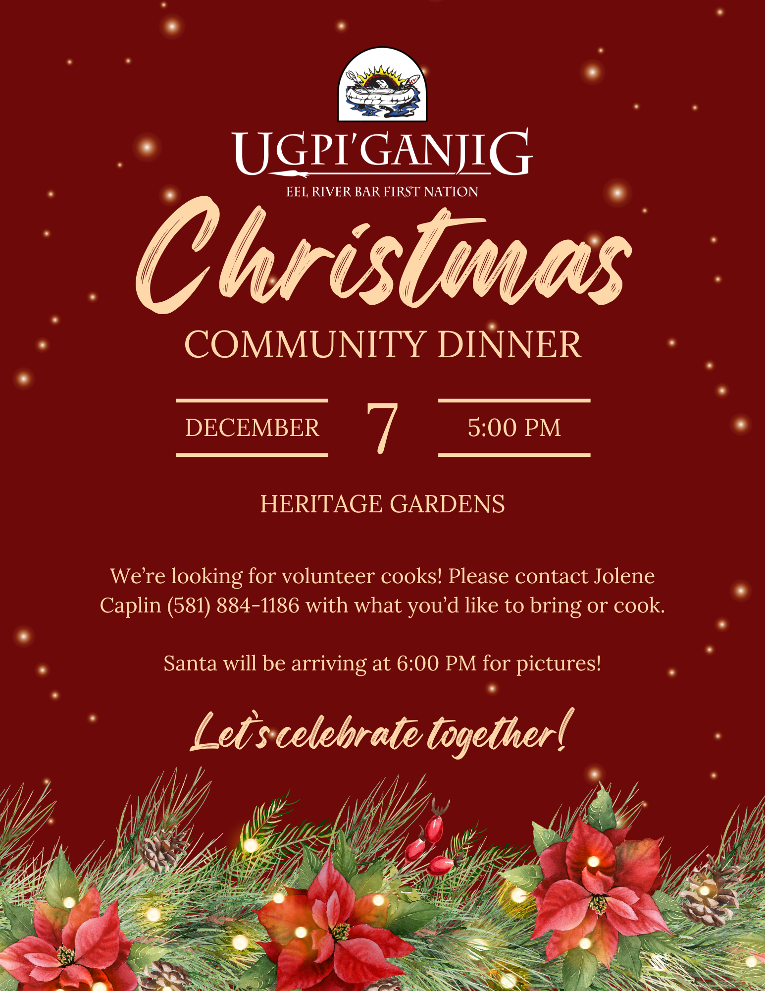 Community Christmas Dinner - Ugpi'Ganjig